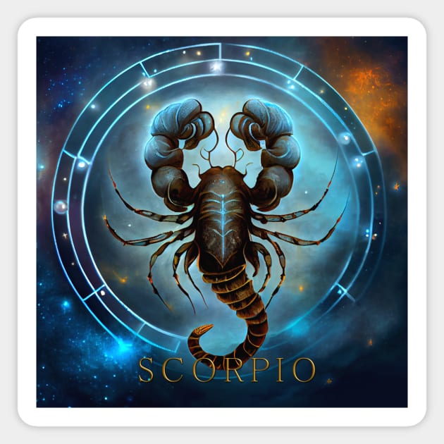 Zodiac Sign Scorpio Fantasy Illustration Of Astrology Scorpio